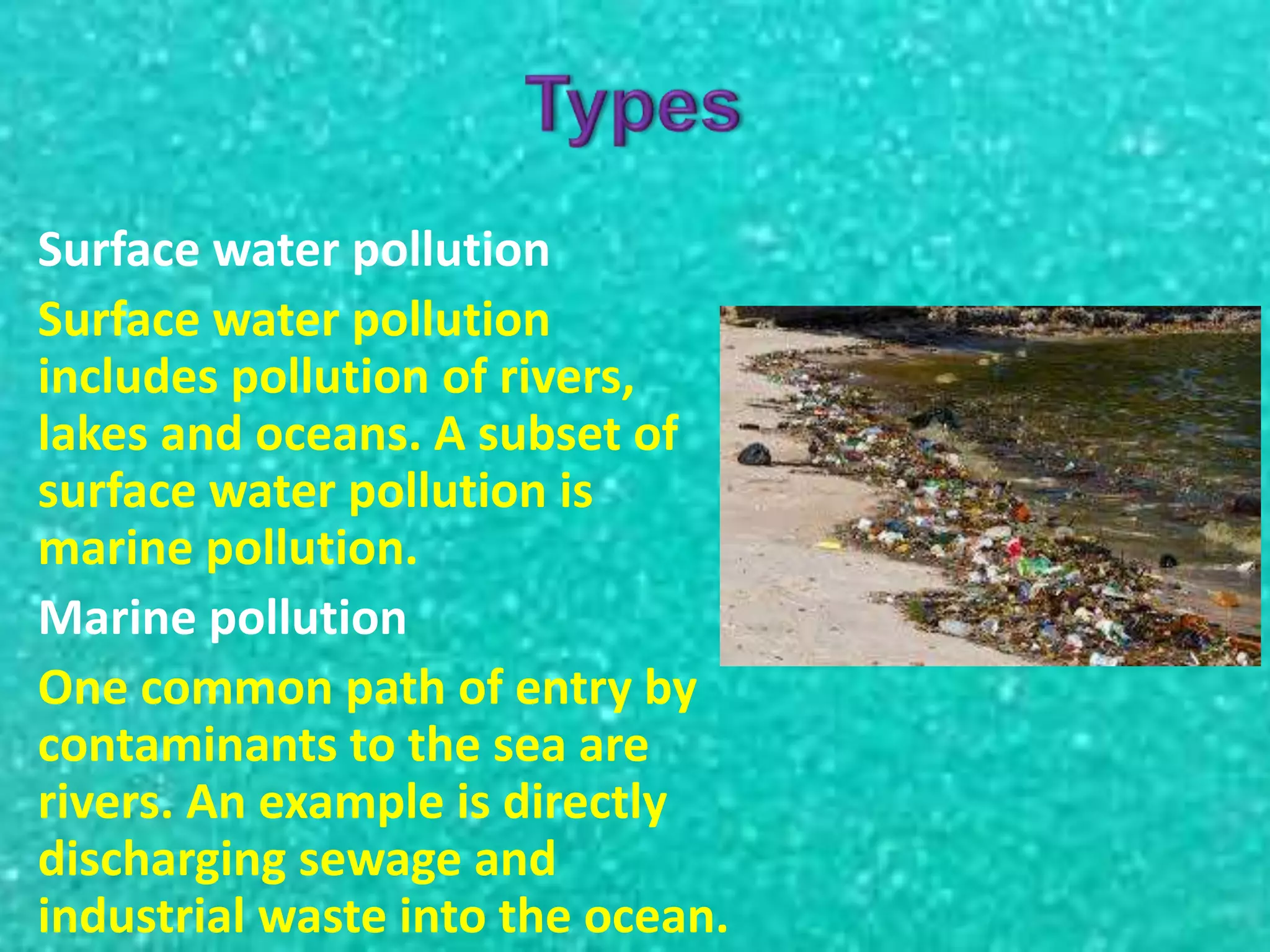 Water pollution | PPTX