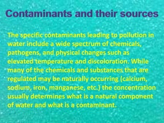 Water pollution | PPTX