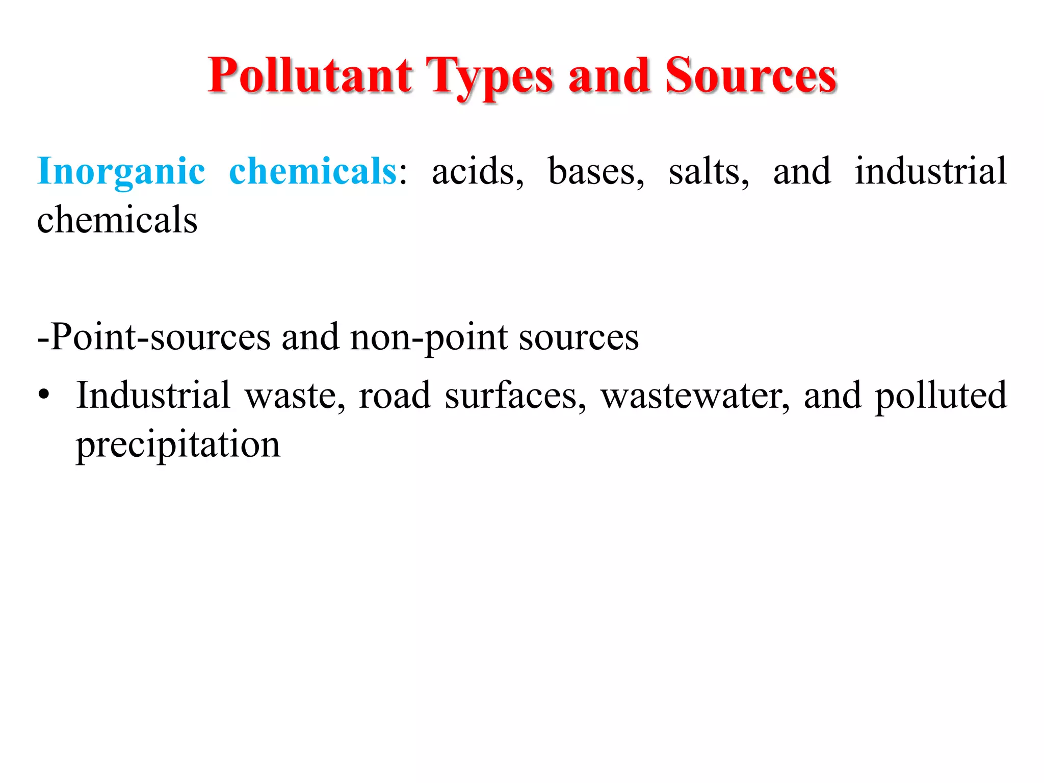 Water pollution- Sources and Causes | PPTX