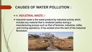 WATER POLLUTION ,CAUSES AND EFFECT AND PREVENTION.pptx