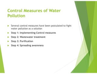 water pollution and solutions to solve them.pdf