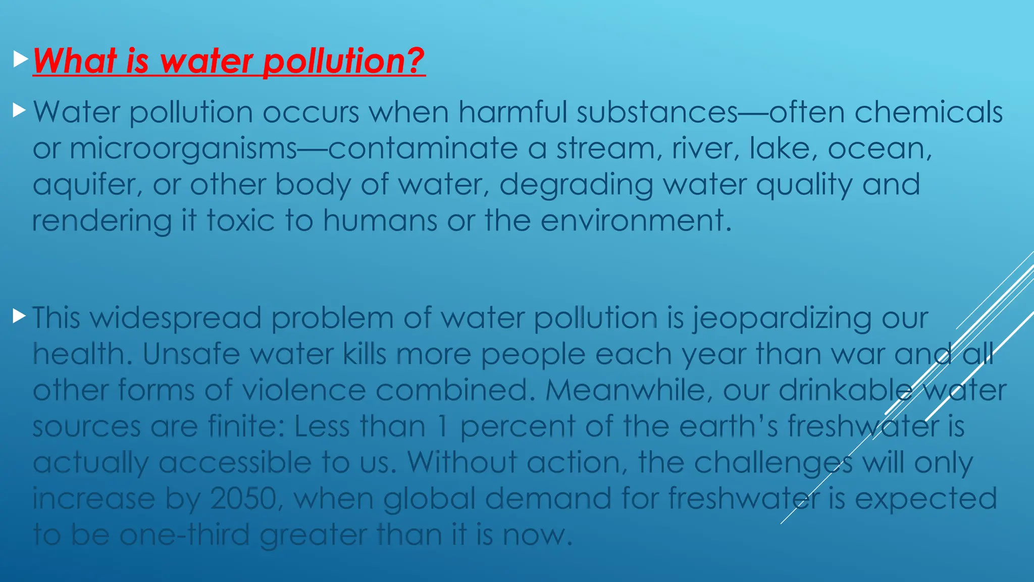water pollution causes of water pollution .pptx