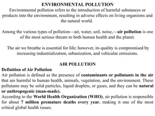 BP 206 T Environment Science Water Pollution pptx | PPTX