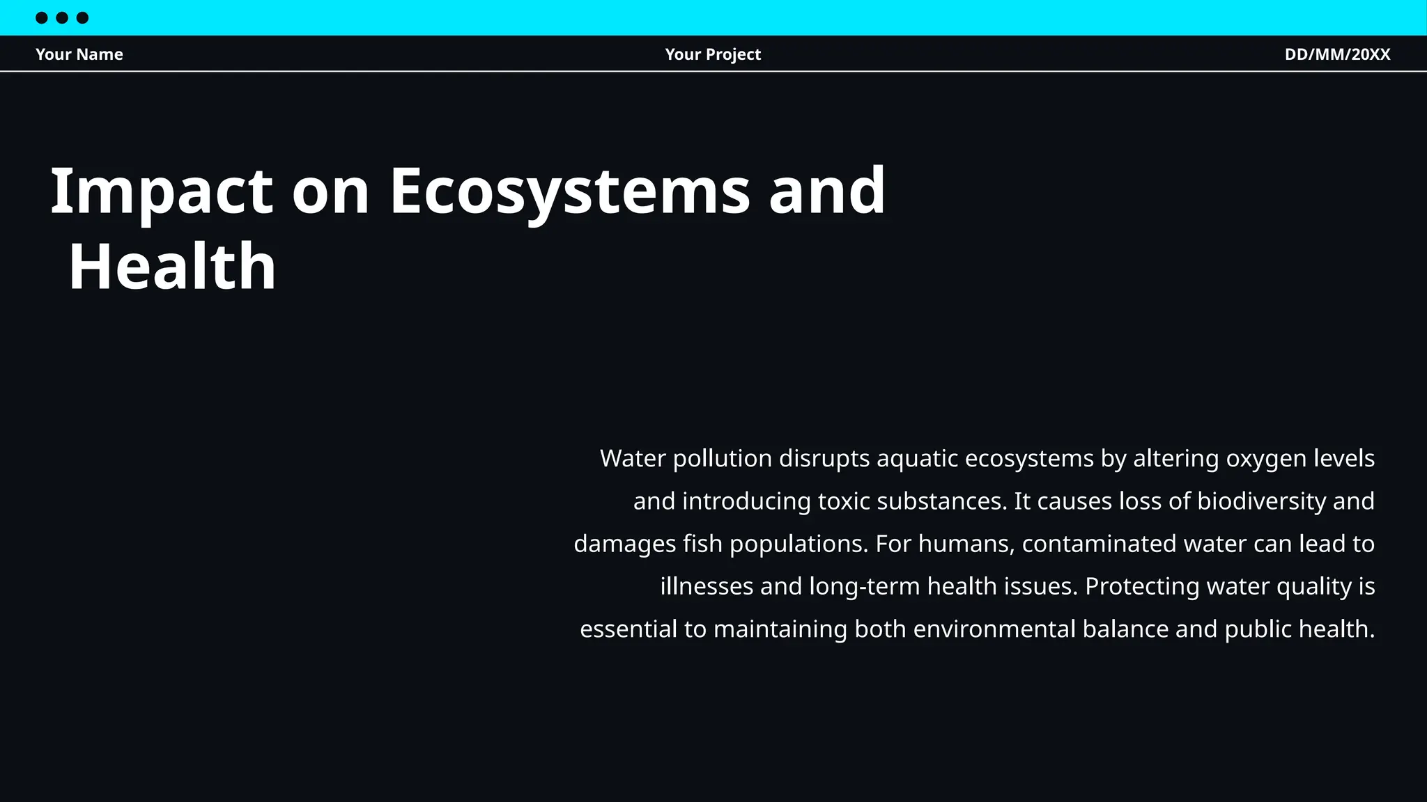 Water Pollution.pptx educational presentation | PPTX