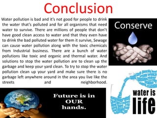 Water pollution - causes, effect and control.pdf