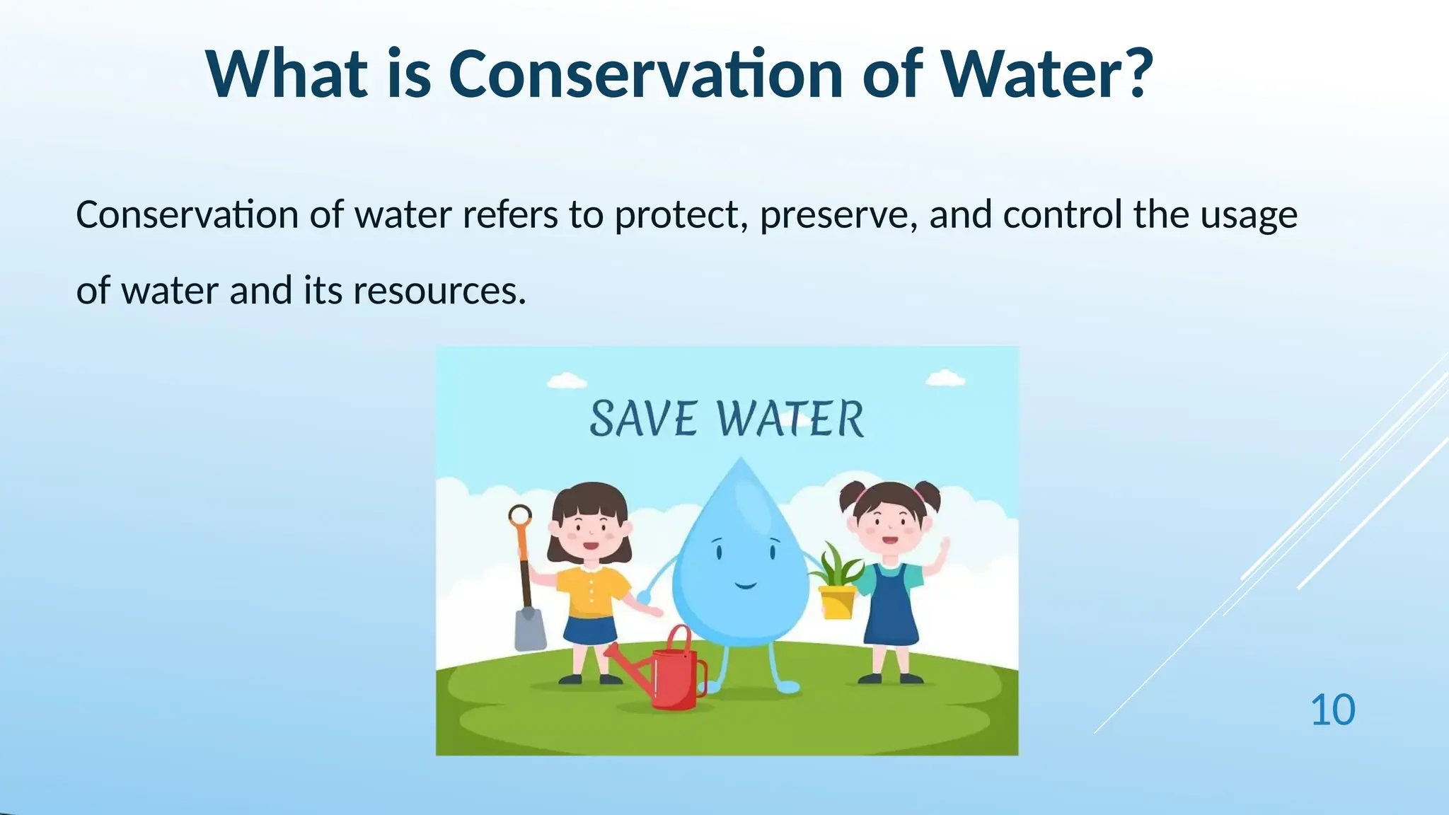 Water pollution and Conservation - for primary grades | PPTX