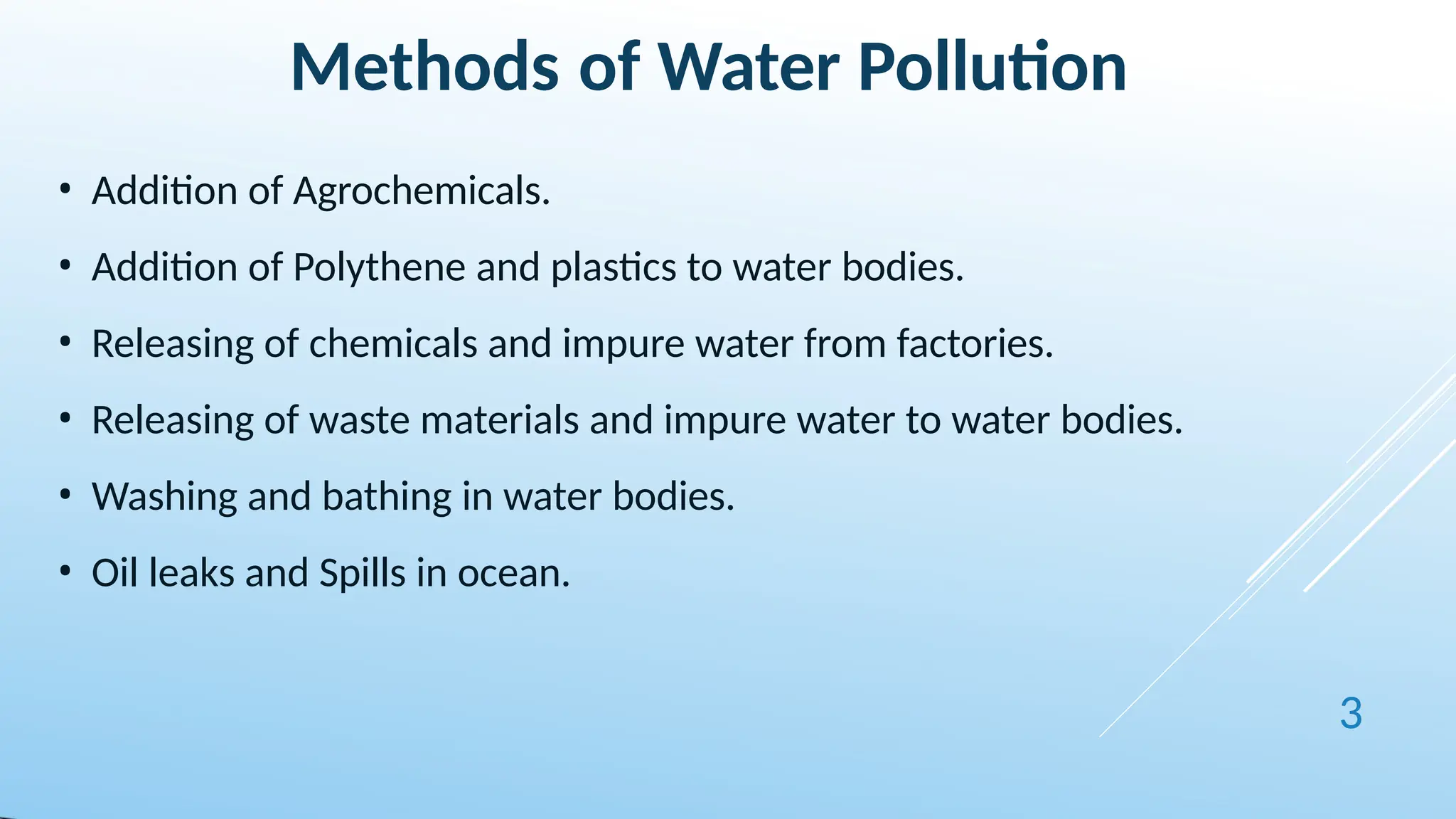 Water pollution and Conservation - for primary grades | PPTX