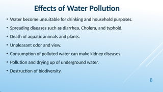 Water pollution and Conservation - for primary grades | PPTX
