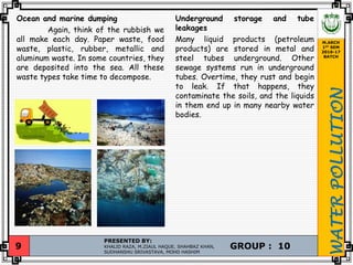 Water pollution final | PDF