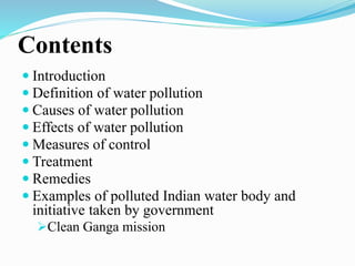 Water pollution sujeet | PPT