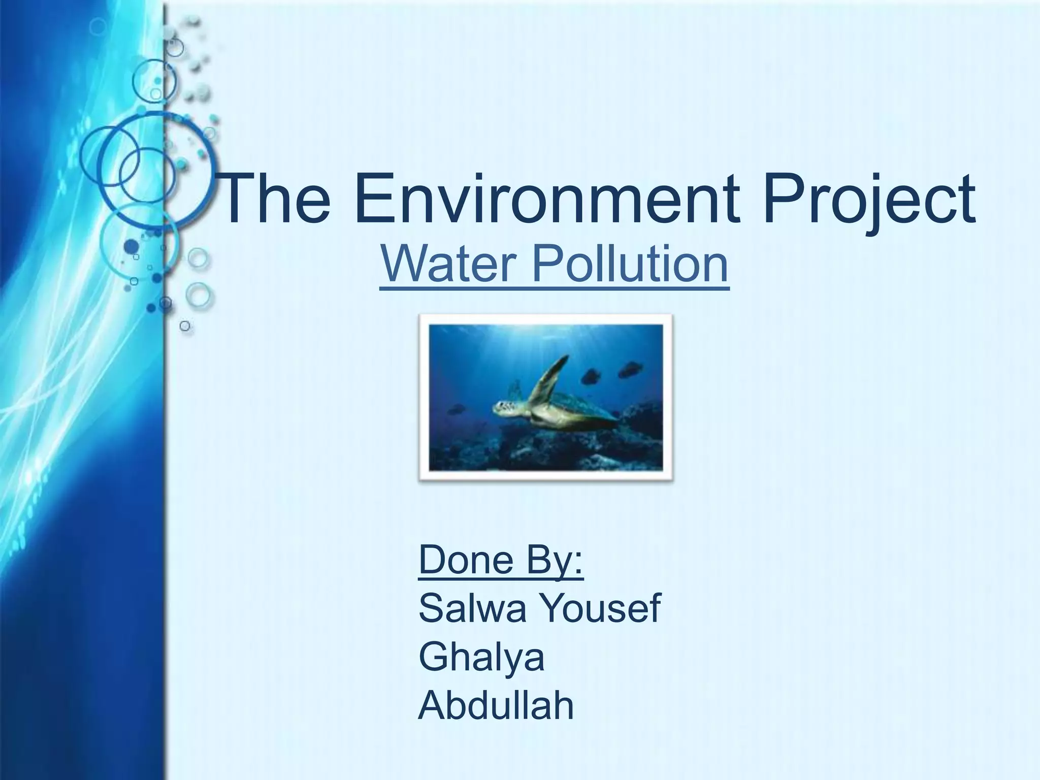 Water pollution | PPTX