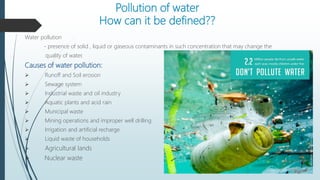 Water pollution | PPT
