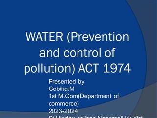 Water( Prevention and Control of Pollution)Act 1974.pdf