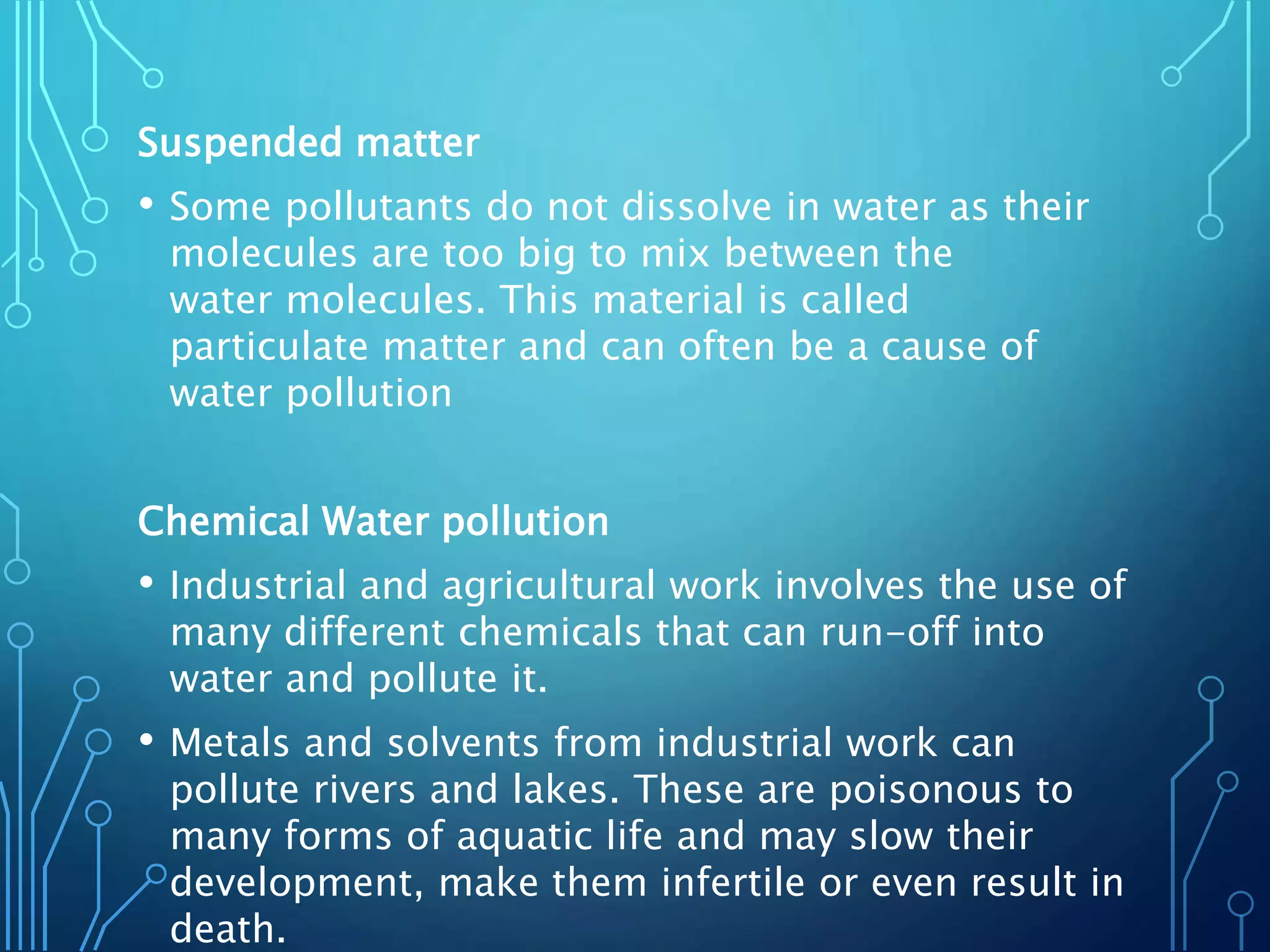 Water pollution and its effect on animal health | PPTX