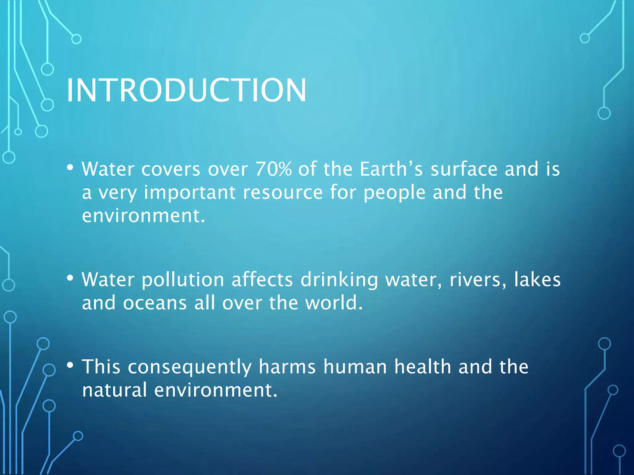 Water pollution and its effect on animal health | PPTX