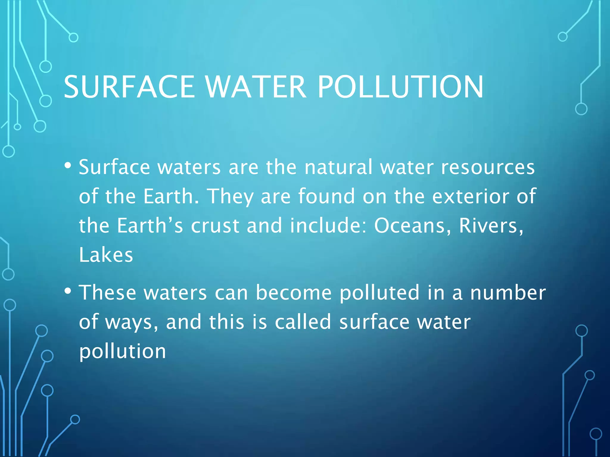 Water pollution and its effect on animal health | PPTX
