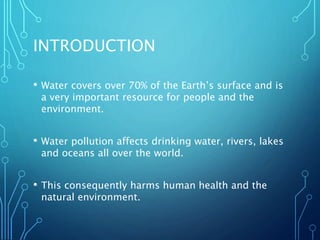 Water pollution and its effect on animal health | PPTX