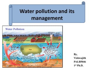 Water pollution and its management ppt | PPTX