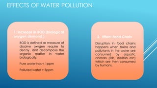 Water pollution and toxicology | PPT