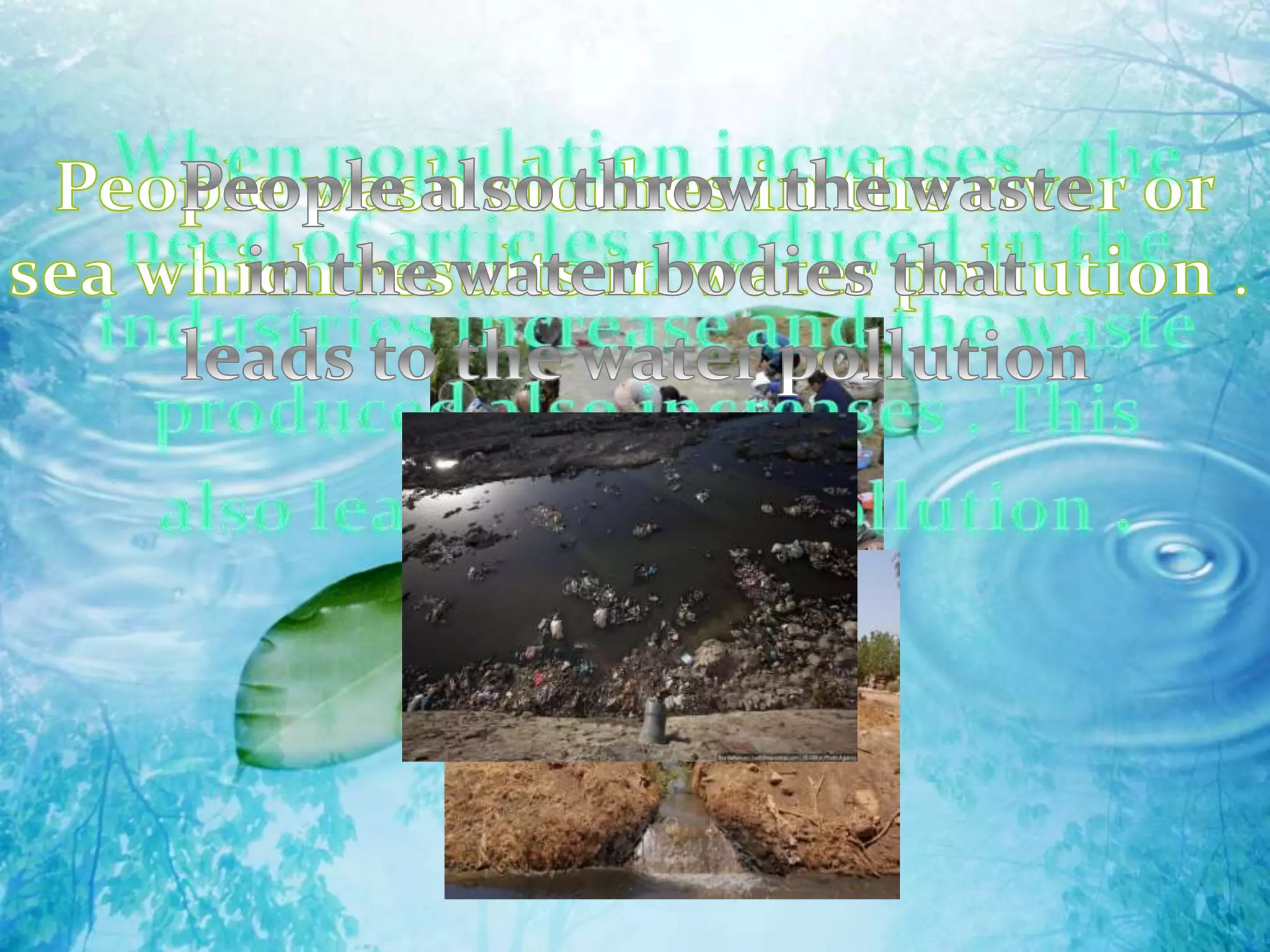 Water pollution by_gr_4_aditip | PPTX | Environment | Science