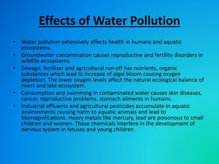Water pollution | PPTX
