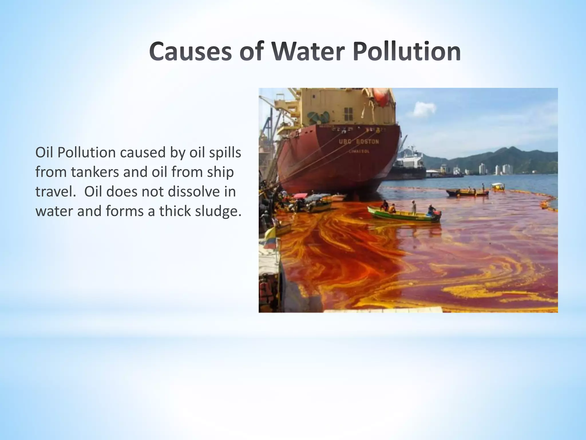 Water pollution causes and effects | PPTX