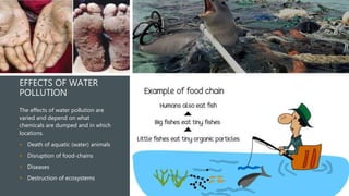 Water pollution, causes, effects & Treatments | PPTX