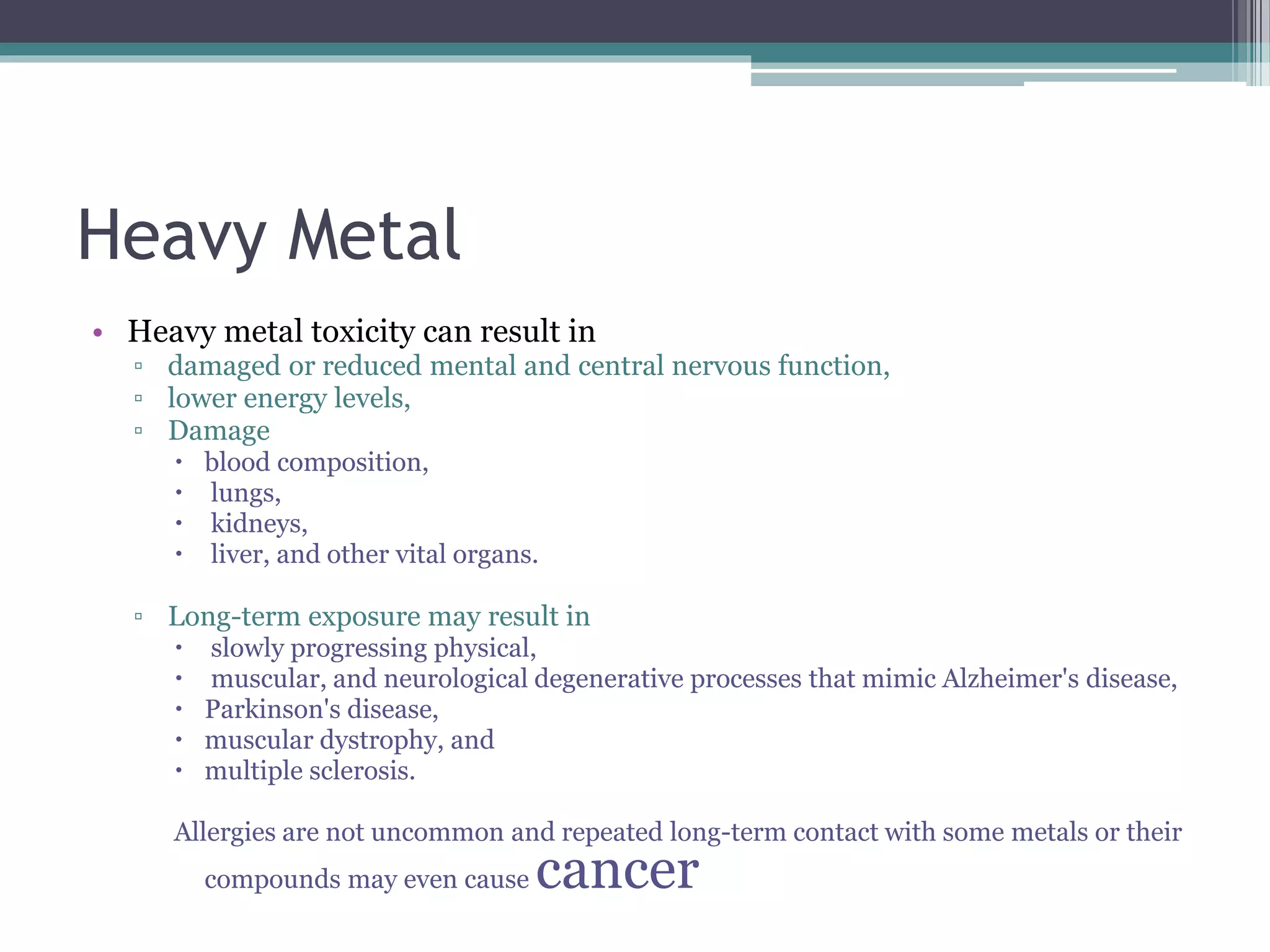 Water pollution due to heavy metals, pesticides | PPTX