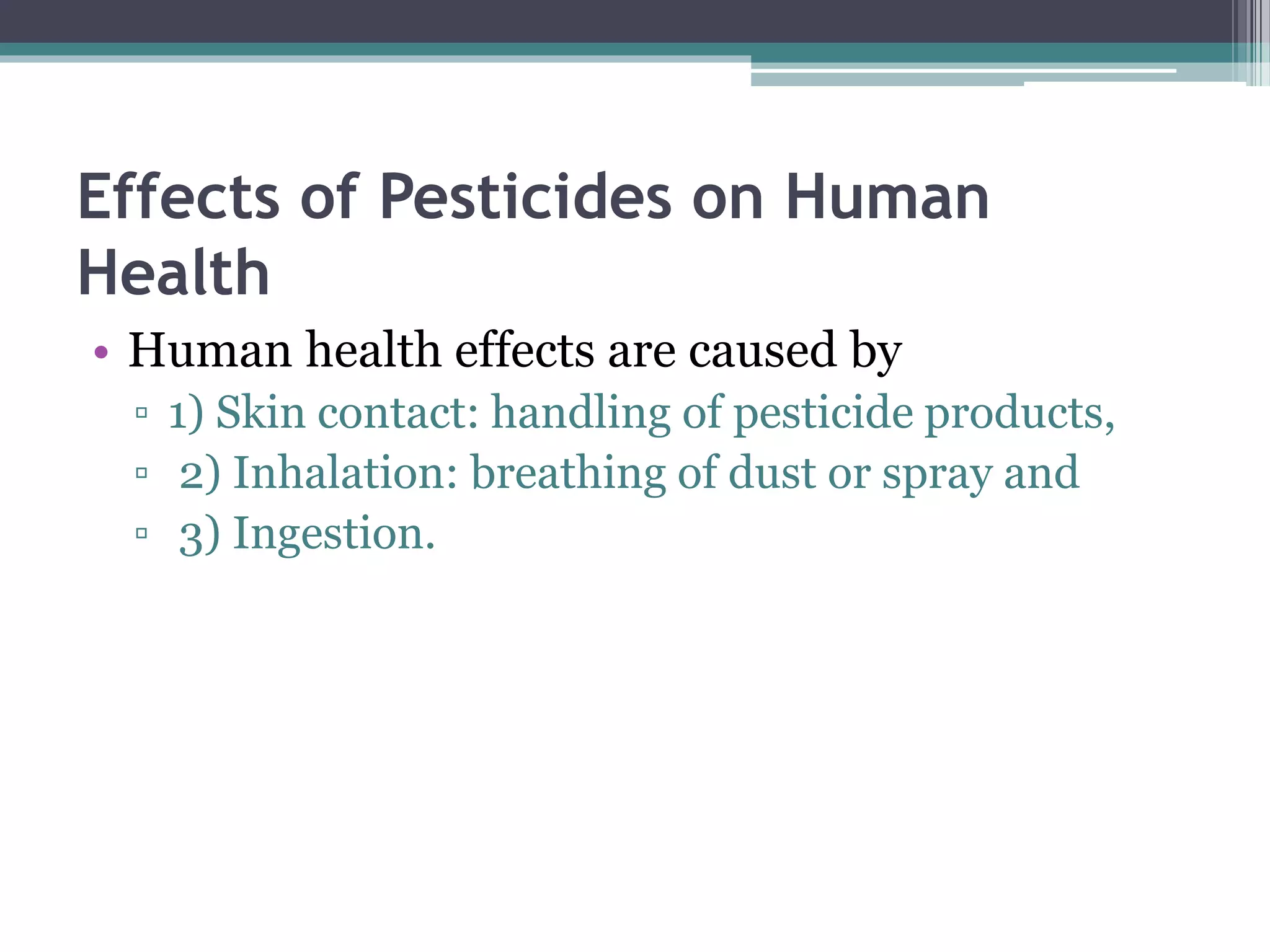 Water pollution due to heavy metals, pesticides | PPTX