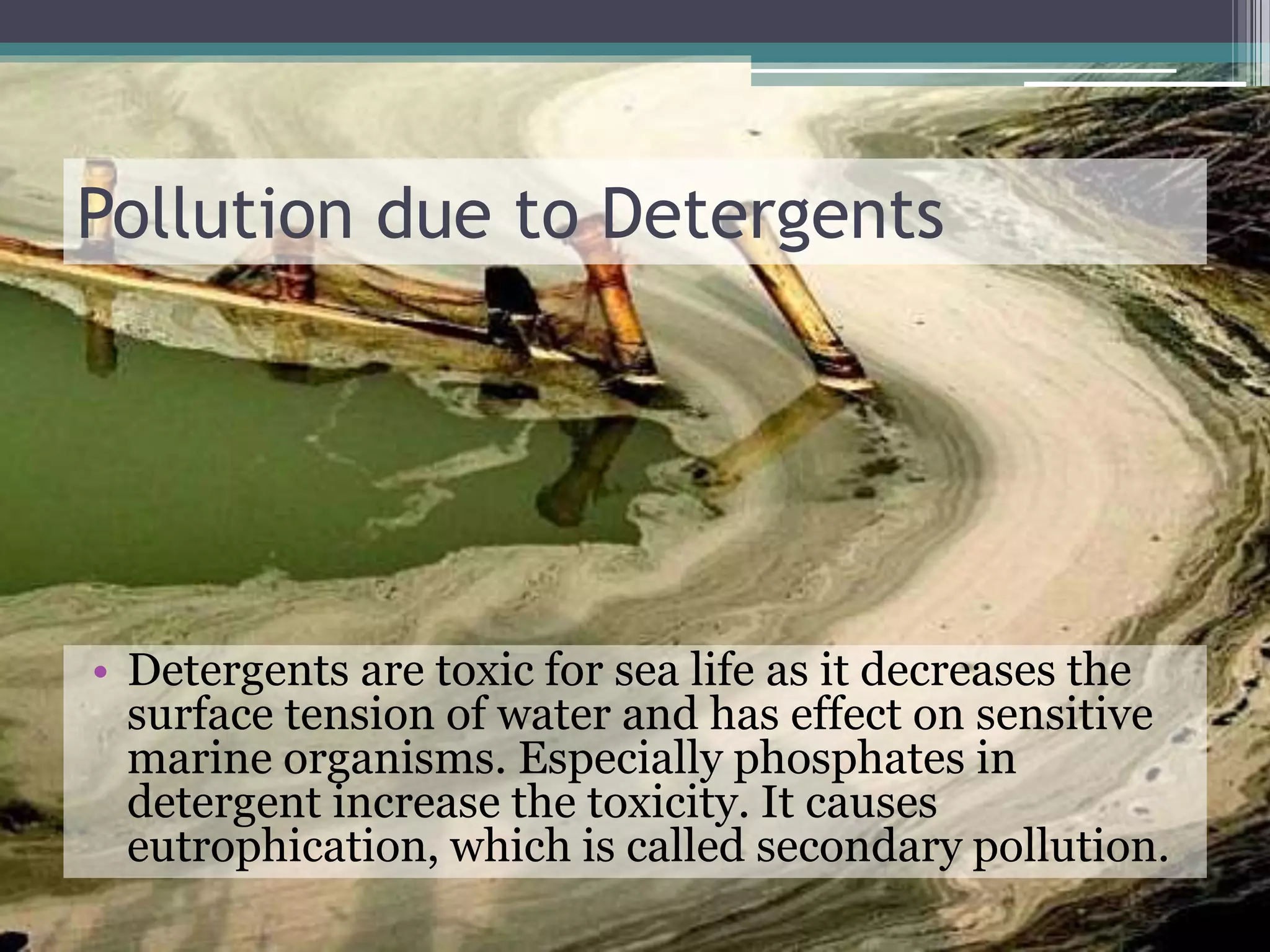 Water pollution due to heavy metals, pesticides | PPTX