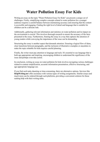 Water Pollution Essay For Kids.pdf