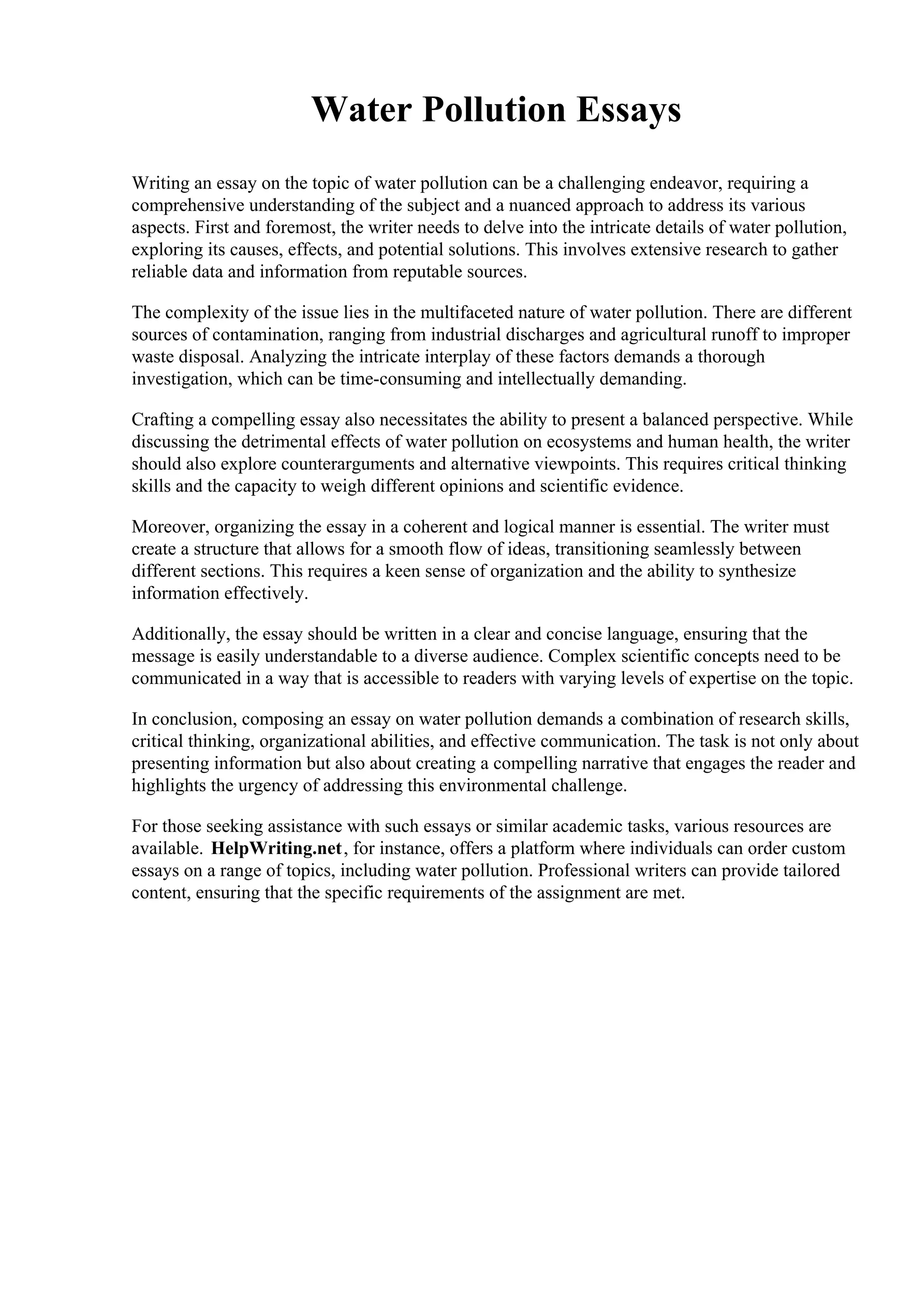 Water Pollution Essays.pdf