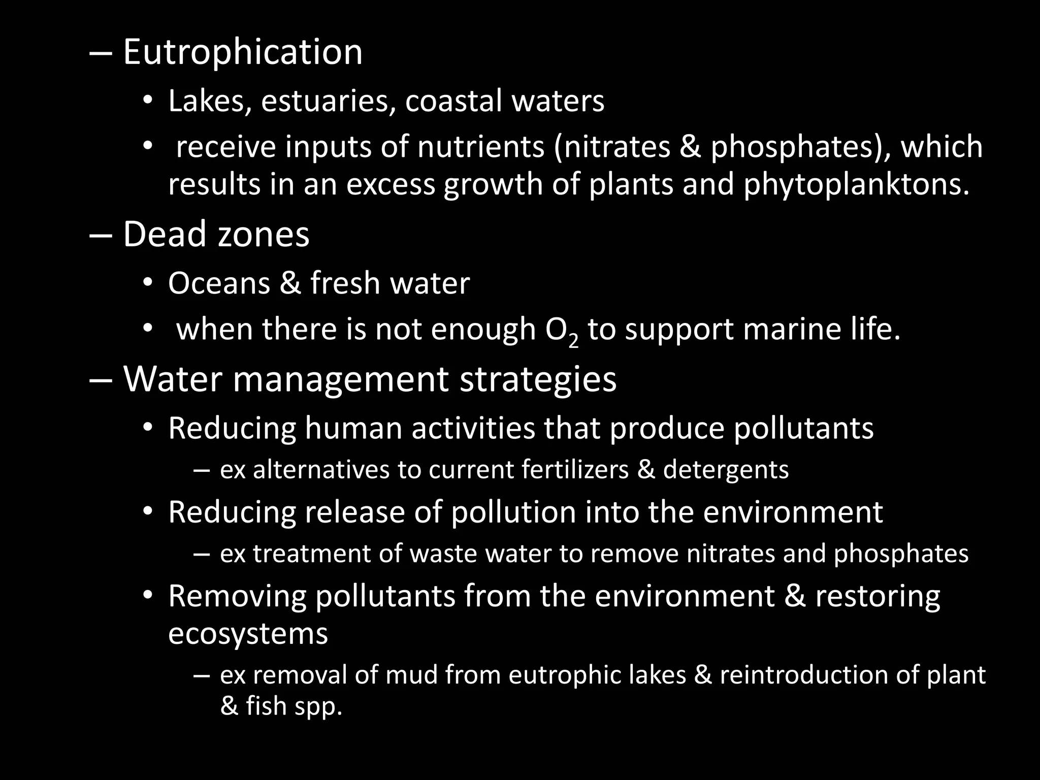 Water pollution grade 11 IB ESS | PPTX