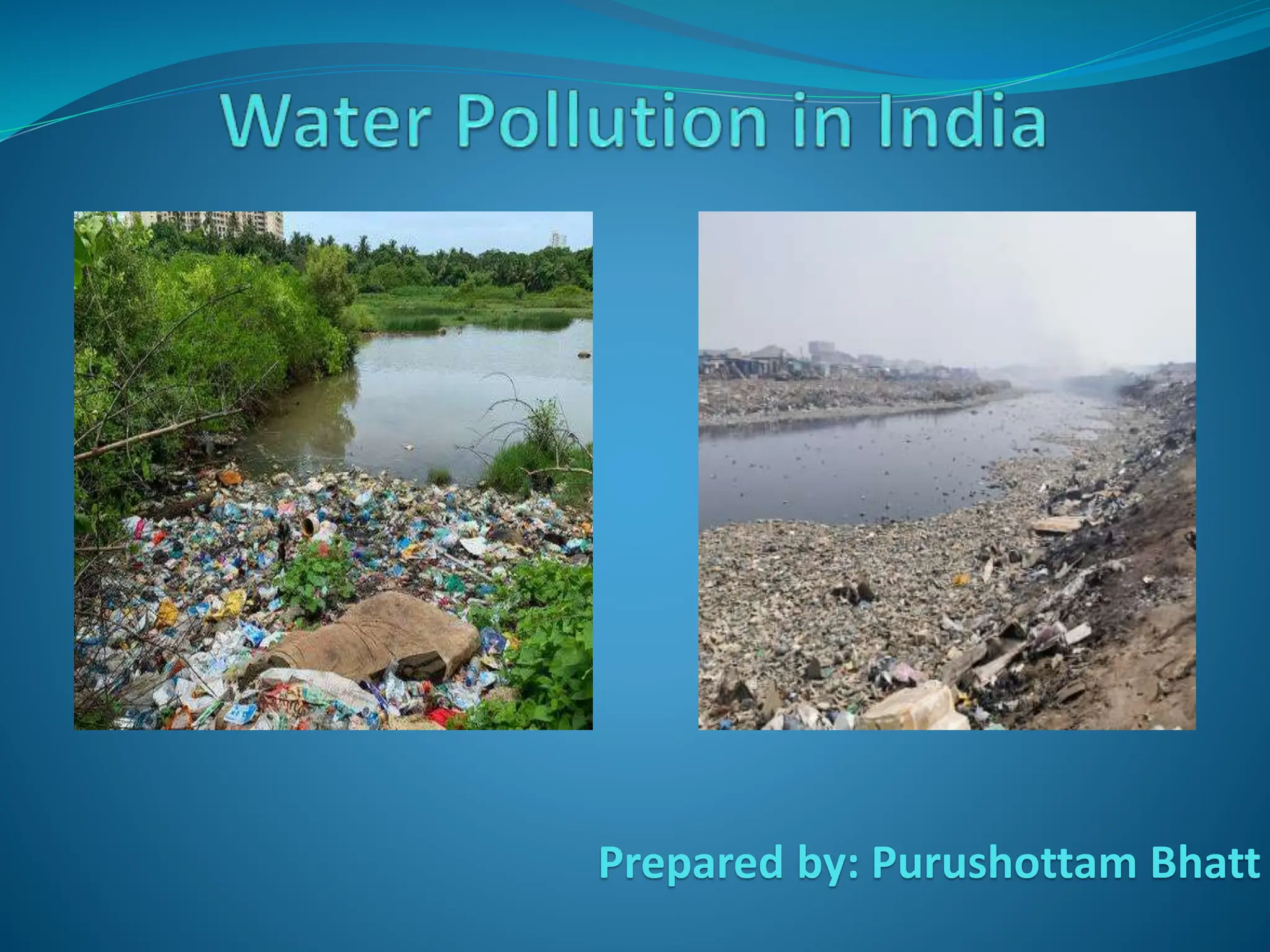 Water Pollution in India.ppt