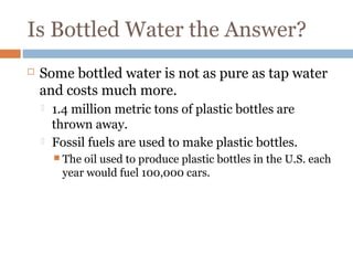 Water pollution lecture | PPT