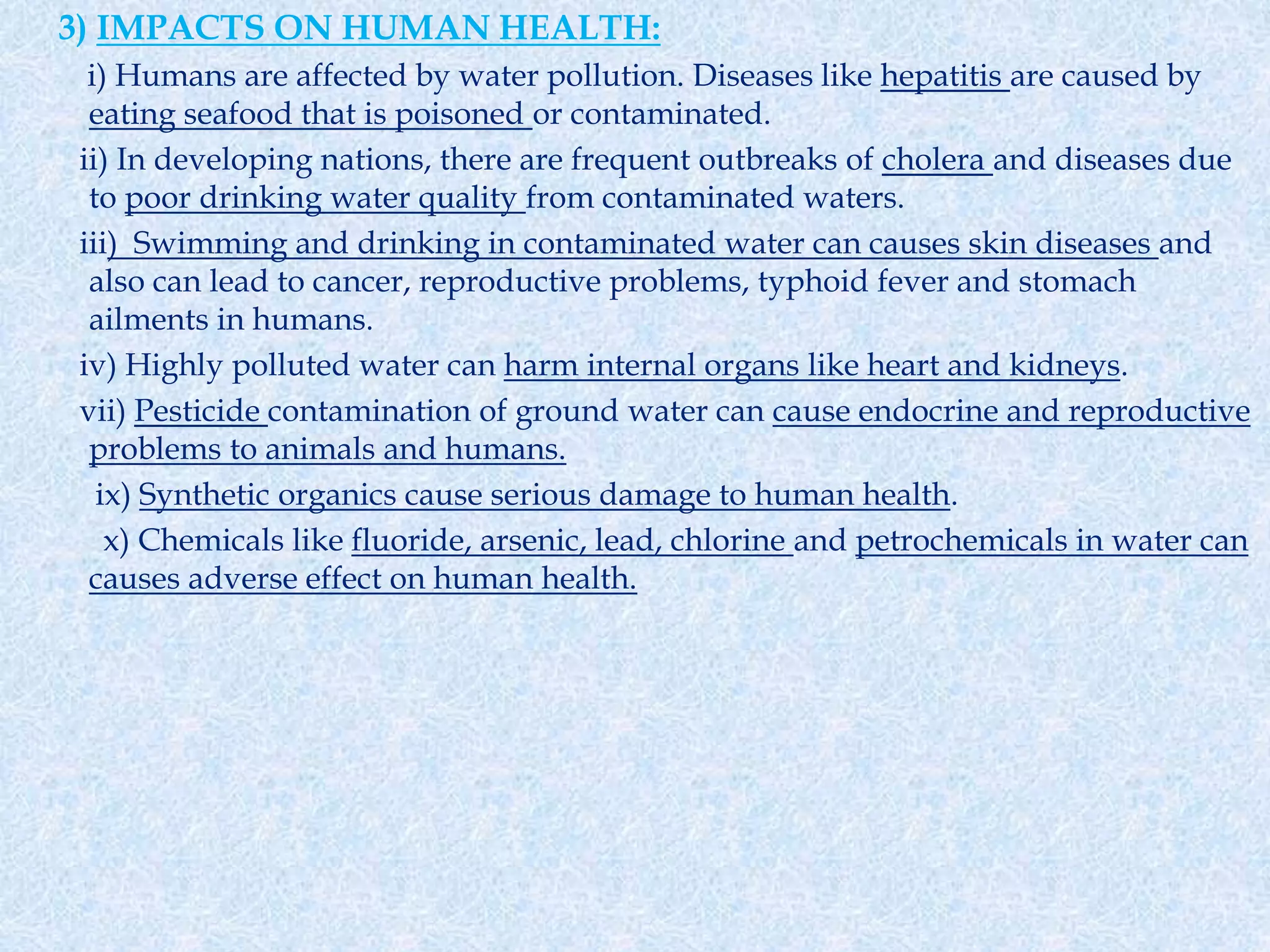 Water pollution | PPTX