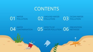 WATER POLLUTION PPt for student to learn | PPTX