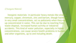 Water pollution ppt | PPTX