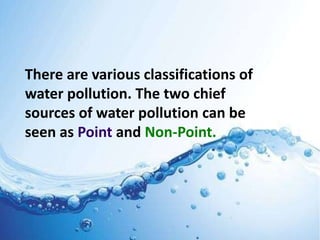 Water pollution presentation | PPTX