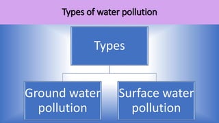 Water pollution and Sewage treatment (By Pushpita) | PPTX