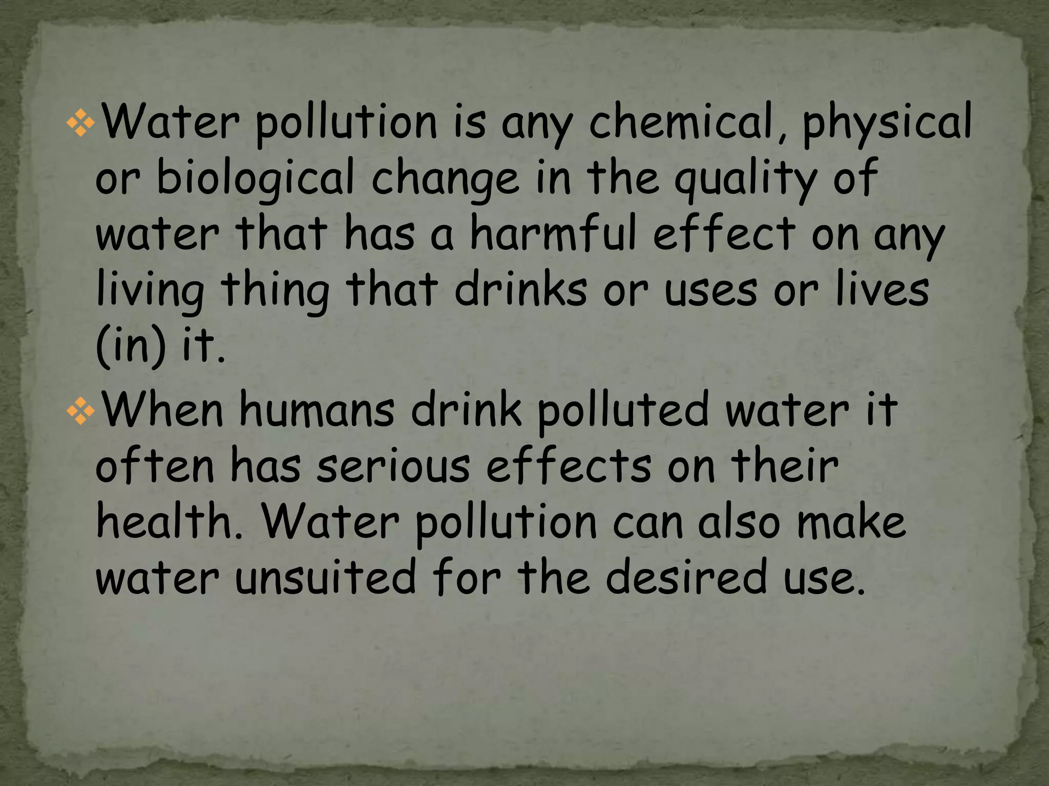 Water pollution | PPT