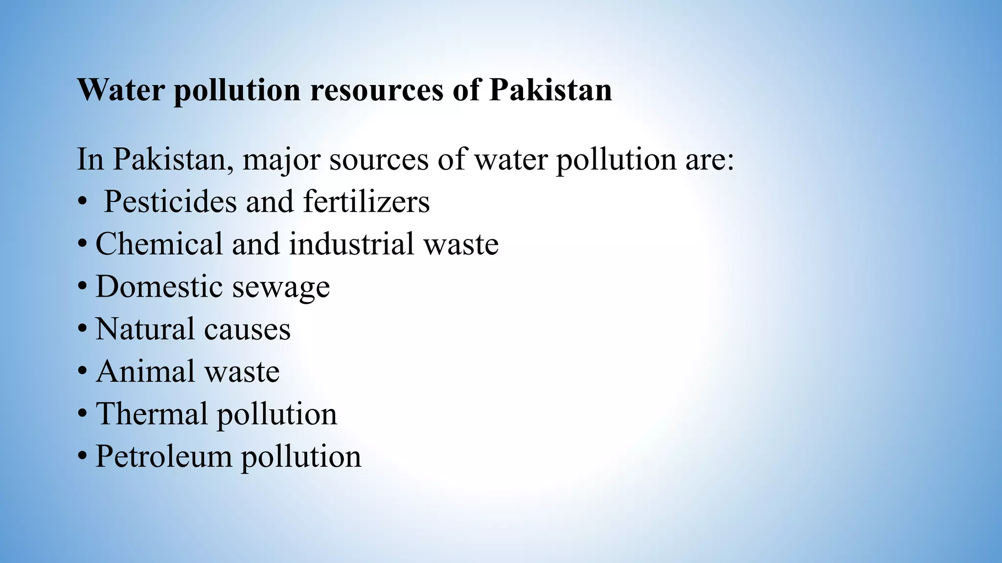 WATER POLLUTION RESOURCES OF PAKISTAN.pptx