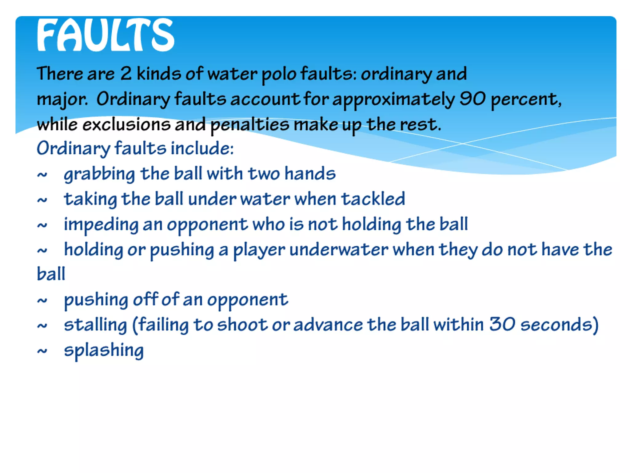 WATER POLO | PPTX