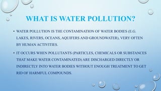Water polution ppt | PPTX