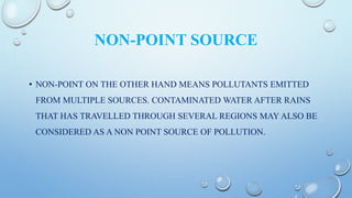 Water polution ppt | PPTX