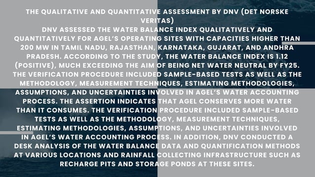 Water positivity by Adani Green’s plants with over 200 MW capacity.pptx