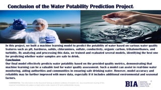 Water Potability Check: Analysis and Assessment | PPTX