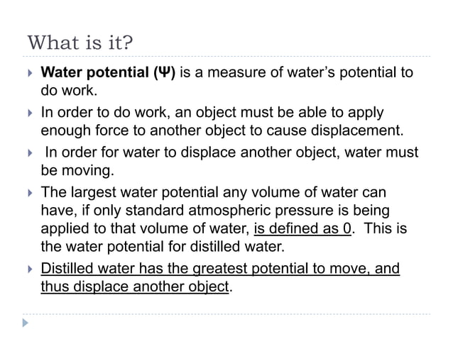 Water+potential+explained | PDF | Chemistry | Science
