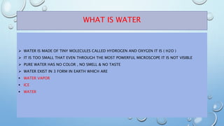 Water ppt | PPT