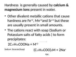 water hardness and associated problems ppt.pptx